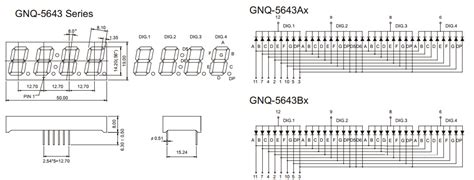 056inch 4 Digit 7 Segment Display Gns 5643axbx Led Dot Matrix And