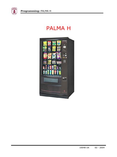 Programming Palma H Palma H Pdf Computer Keyboard Cash