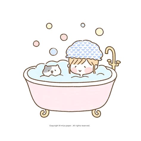 Cartoon Girl Taking A Bath Png Images Cartoon Clipart Cartoon Character