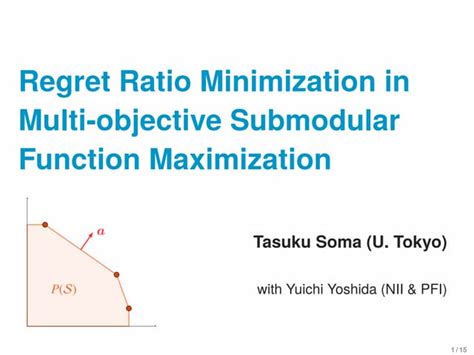 Regret Minimization In Multi Objective Submodular Function Maximization