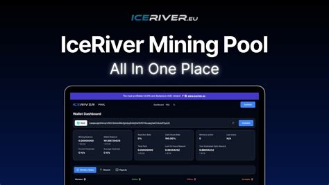 Mining Pool Hub Alternative Iceriver Mining Pool Iceriver