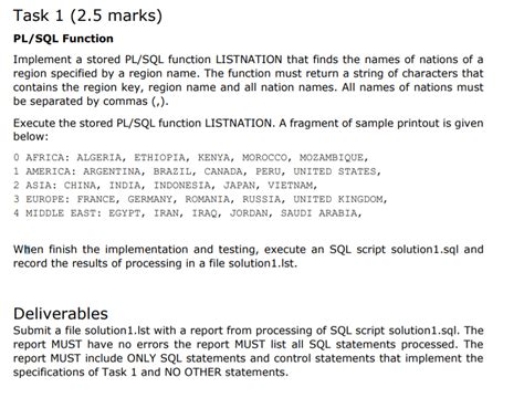 Solved Task 1 25 Marks Plsql Function Implement A Stored