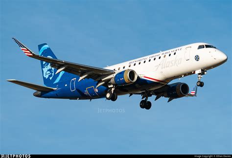 N651qx Embraer Erj 170 200lr Alaska Airlines Horizon Air Ethan