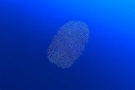 Premium Photo Security Access Cyber Technology Fingerprint Scan On