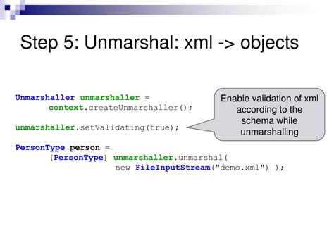 Ppt The Java Architecture For Xml Binding Jaxb Powerpoint Presentation Id3215666