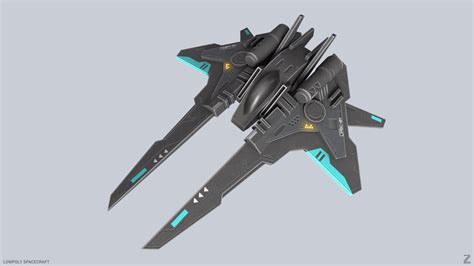 Low Poly Spacecraft 3d Model Turbosquid 2239566