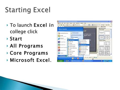 Excel Presentation Ppt Computing Technology And Computing