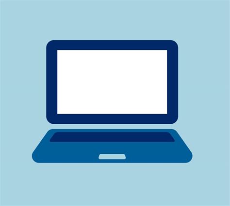 Laptop Front View New Laptop Design Unique Laptop Vector Design Vector Laptop Flat