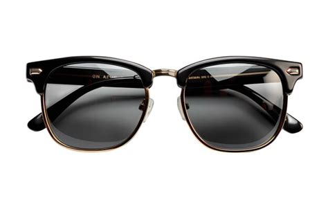 Premium Psd Blackrimmed Sun Glasses Front View Ai Generated Image
