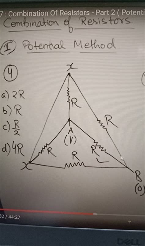 7 Combination Of Resistors Part 2 Potent Combination Of Resistors I