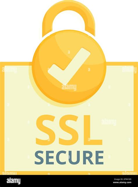 Padlock Secure Ssl Certificate Icon Cartoon Of Padlock Secure Ssl Certificate Vector Icon For