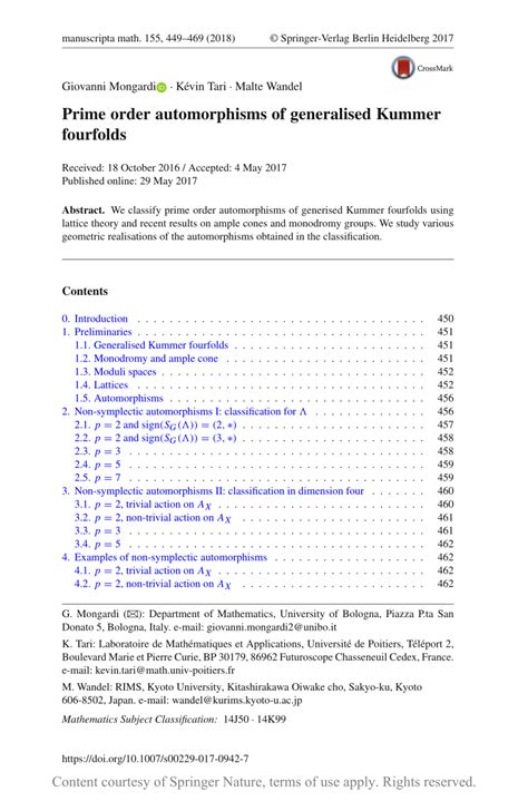 Automorphisms Of Generalised Kummer Fourfolds Request Pdf