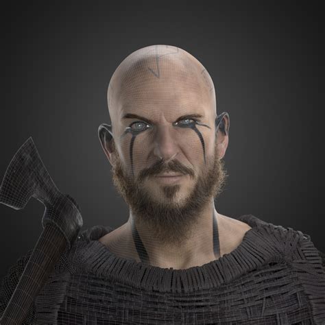 Floki Vikings Makeup