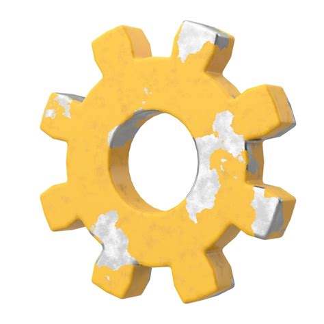 Premium Photo 3d Gear Setting Icon 3d Illustration
