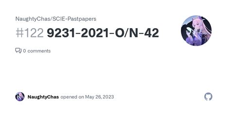 9231 2021 On 42 · Issue 122 · Naughtychasscie Pastpapers · Github