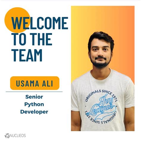 Nuclieos On Linkedin Newemployee Seniorpythondeveloper Tech Softwaredevelopment