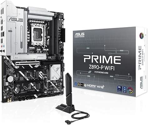 Asus Prime Z890 P Wifi Motherboard Intel Z890 Lga1851 Ddr5 8400 Dp Hdmi Usb4 4x