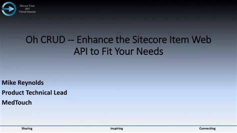 PPT Oh CRUD Enhance The Sitecore Item Web API To Fit Your Needs