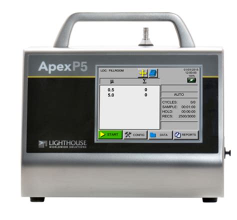 Apex P5 Portable Airborne Particle Counter Laftech Aus And Nz