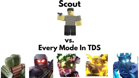 Scout Vs Every Mode In Tds Youtube
