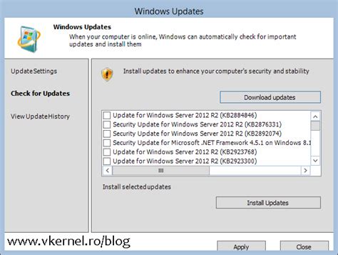 Installing Updates On Windows Server 2008 2012 R2 Core Adrian Costea
