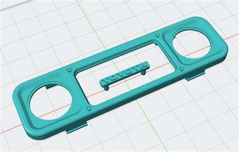 Файл Stl Передняя решетка Wpl C34 👾・Дизайн 3d принтера для загрузки・cults