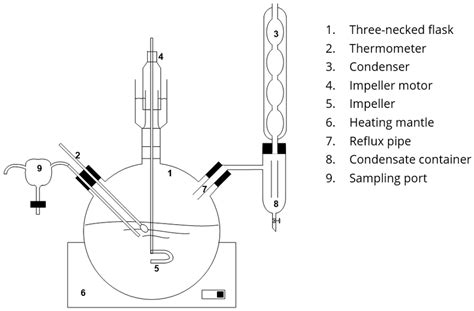 Apparatus Set Up For The Esterification Experiment Download