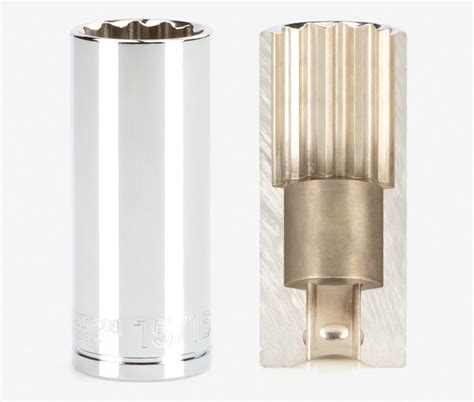 1 2 Inch Drive Deep 12 Point Socket Set 11 Piece Tekton Shd92107