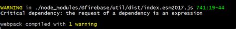 is this firebase warning my fault or a problem with firebase r react