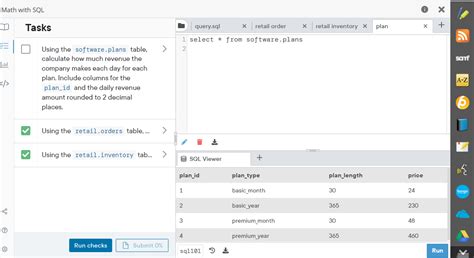 solved math with sql Х tasks retail inventory x plan х