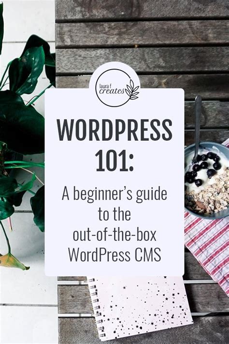 Wordpress Dashboard Tutorial For Beginners Laura F Creates Learn Wordpress Wordpress