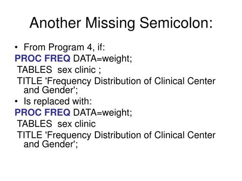 Ppt Debugging Sas Programs Powerpoint Presentation Free Download Id493678