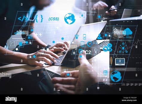 Coding Software Developer Work With Ar New Design Dashboard Computer