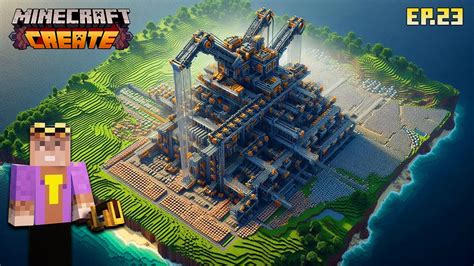 I Build Automated Block Deployer Machines In Minecraft Create Youtube