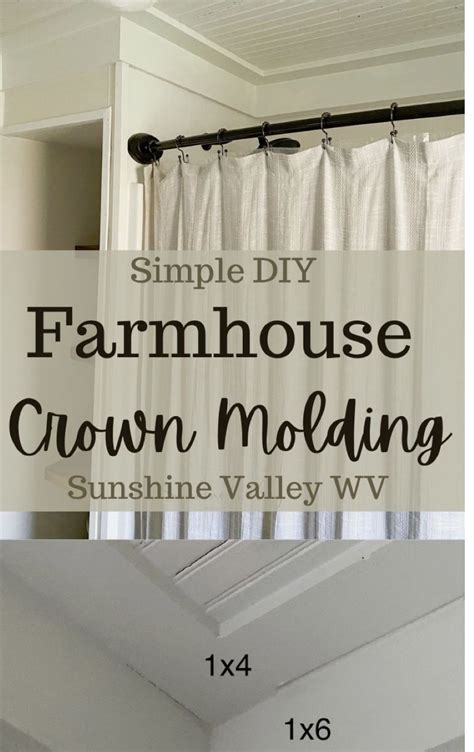 Pin By Georgia Hodges On Ceiling Home Remodeling Farmhouse Crown