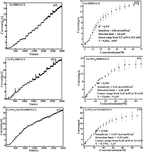 Chronoamperometry Response Showing Current Time Responses At A Constant Download Scientific
