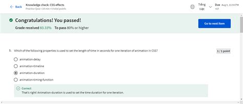 Knowledge Check Css Effects