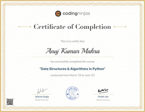 Anuj Kumar Mahra On Linkedin Python Dsa Codingninjas Learning