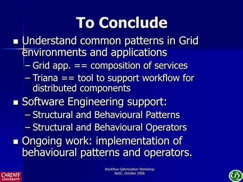 Ppt Extending Grid Based Workflow Tools With Patterns And Operators