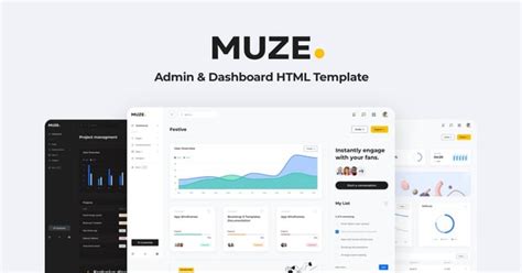 Muze Bootstrap 5 Html Admin Dashboard Template For Bootstrap