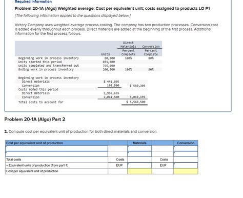 solved requlred informationproblem 20 1a algo ﻿welghted