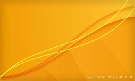 Premium Vector Orange Curve Papercut Abstract Minimal Geometric Background With Bright Light