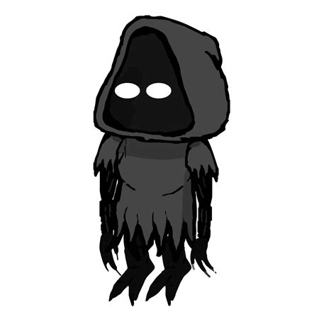 Dark Hooded Figure Drawing