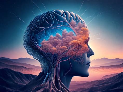 Neural Networks In The Human Brain Electronic Impulses In The Head