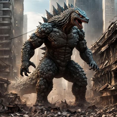 Godzilla Ai Generated Artwork Nightcafe Creator