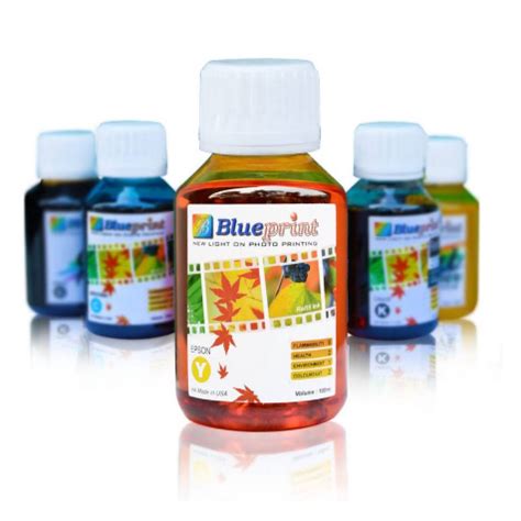 Jual Tinta BLUEPRINT Refill For Printer HP EPSON 100ml Varian Warna Shopee Indonesia