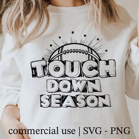 Touchdown Season Svg Football Svg Football Png Football Clipart