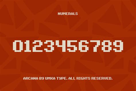 Arcana Pixel Font Behance