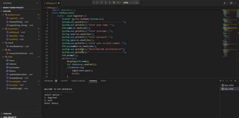 Developed An Atm Simulation Program With Java Abbana Durga Prasad