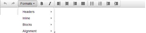 Tinymce Default Toolbar Specification Stack Overflow